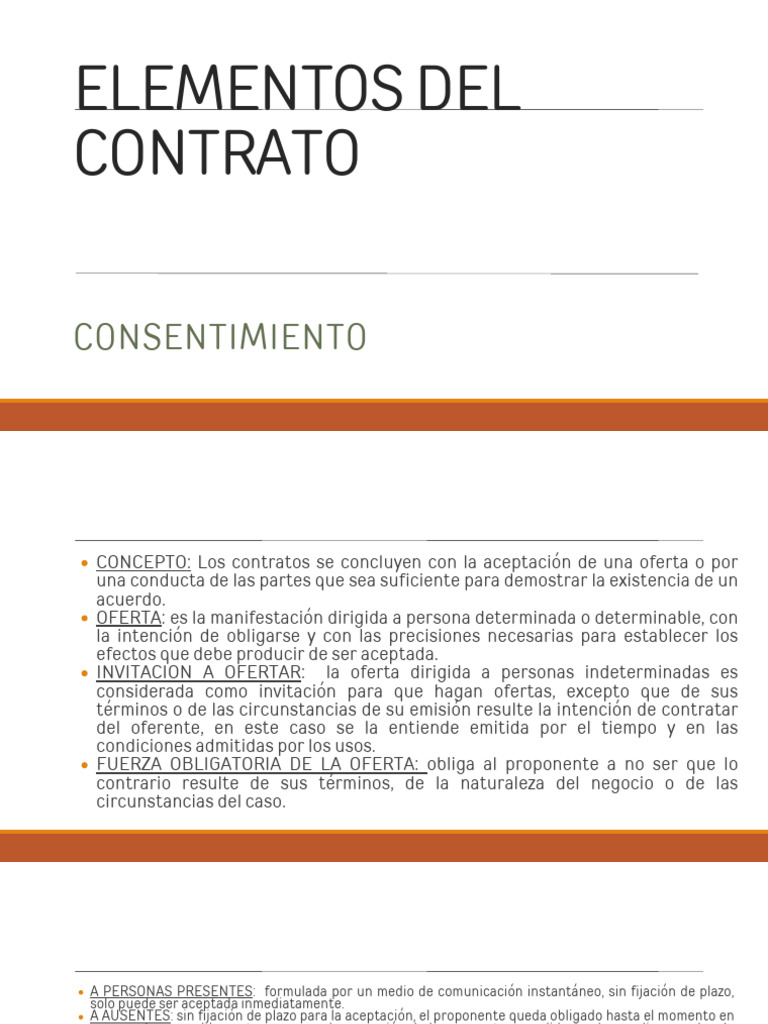 Elementos esenciales del contrato .pptx_20240329_103133_0000 | PDF ...