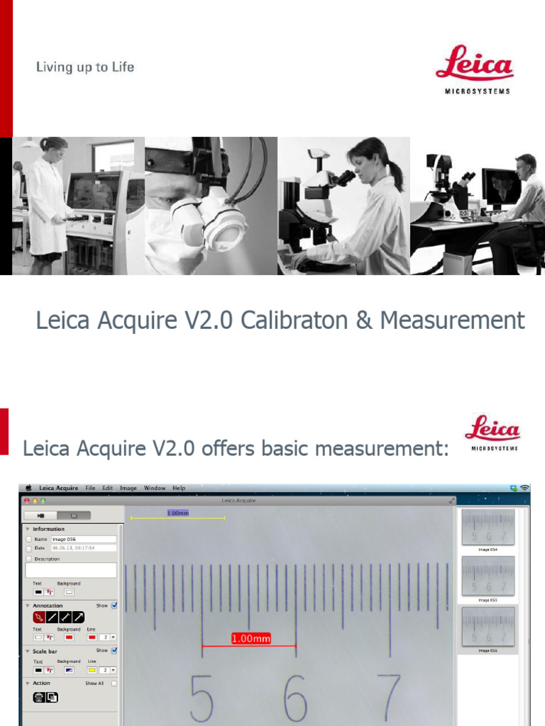 LeicaAcquireV2 How To Calibrate Measure | PDF | Calibration | Pixel