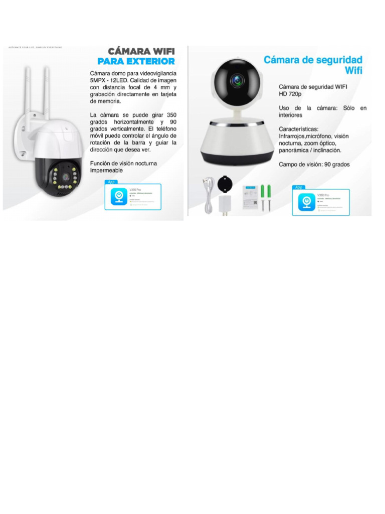 Tipos de Camaras | PDF