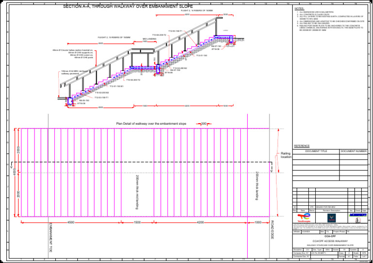 Walkway Staircase Over Embankment | PDF | Architectural Elements ...