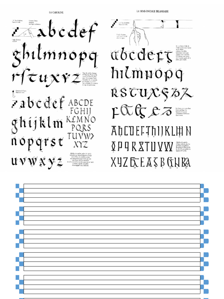 Caroling Calligraphy Sheet | PDF
