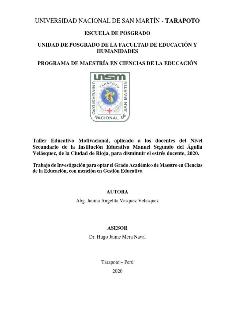 Tarea I - Janina Angelita Vasquez Velasquez | PDF