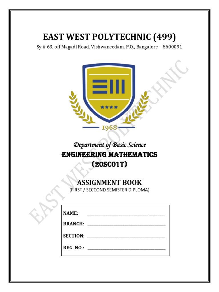 EM ASSIGNMENT BOOK-cs-is PDF | PDF | Science | Educational Assessment And Evaluation