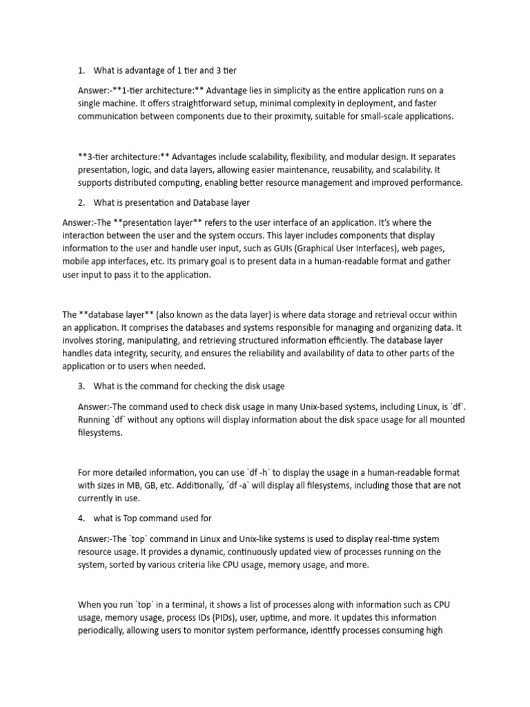 Session 1 Answer | PDF | Secure Shell | Databases