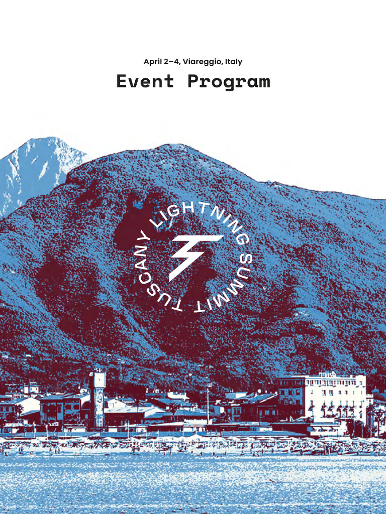 Tuscany Lightning Summit – Event Program | PDF | Financial Technology ...