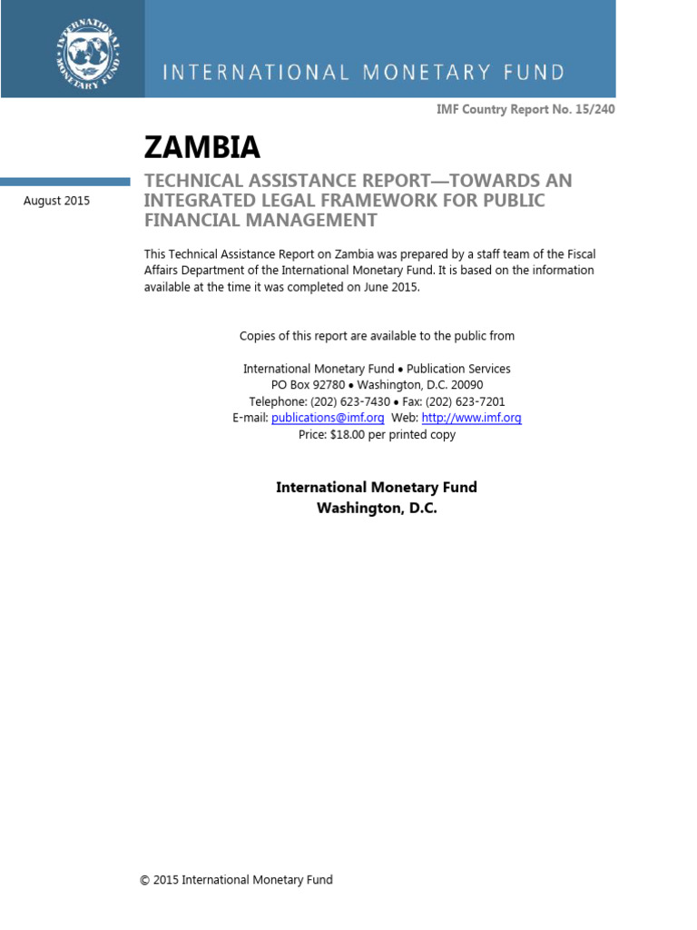 F. Kuteesa Et. Al. "Zambia - Towards An Integrated Legal Framework For ...