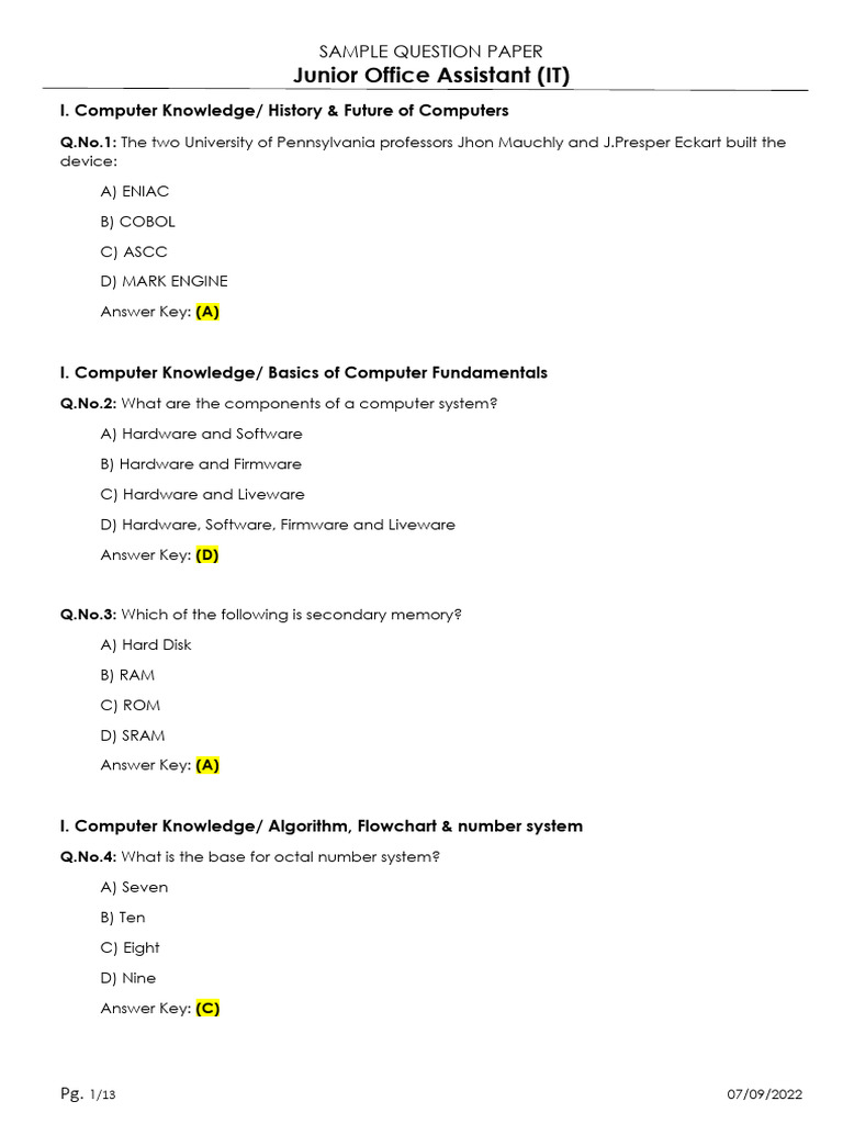 Sample Rfquestion Paperf | PDF | Microsoft Excel | Microsoft Word