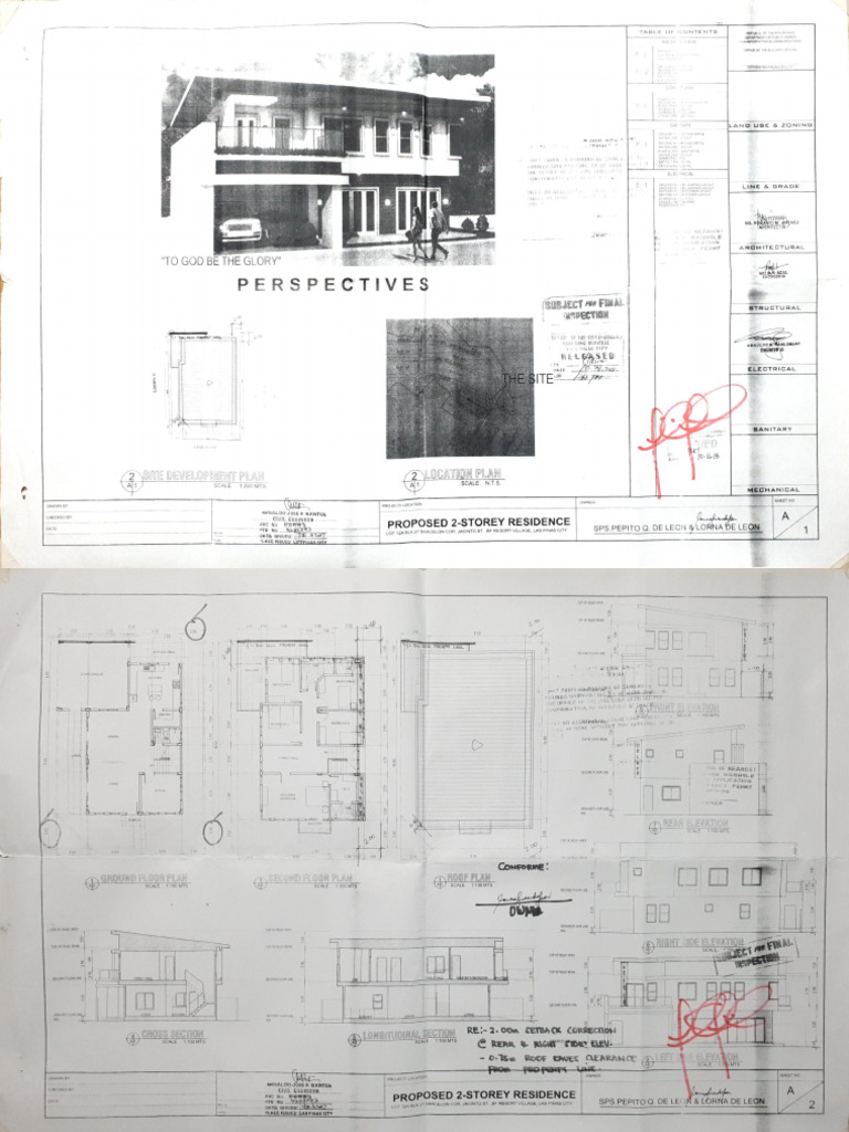2 Storey Plans | PDF