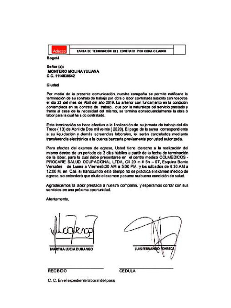 Experiencia Laboral | PDF