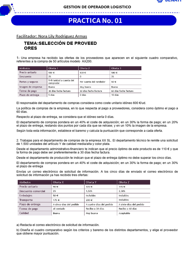 Pract. Gest - Operad Log.i | PDF | Business