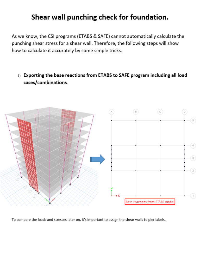 Shear Wall Punching Check Guide | PDF