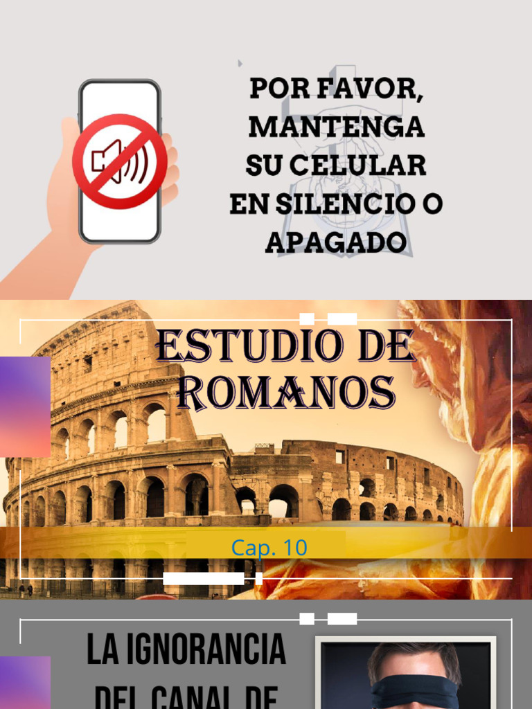 Estudio Romanos Cap. 10 | PDF | Jesús | Salvación