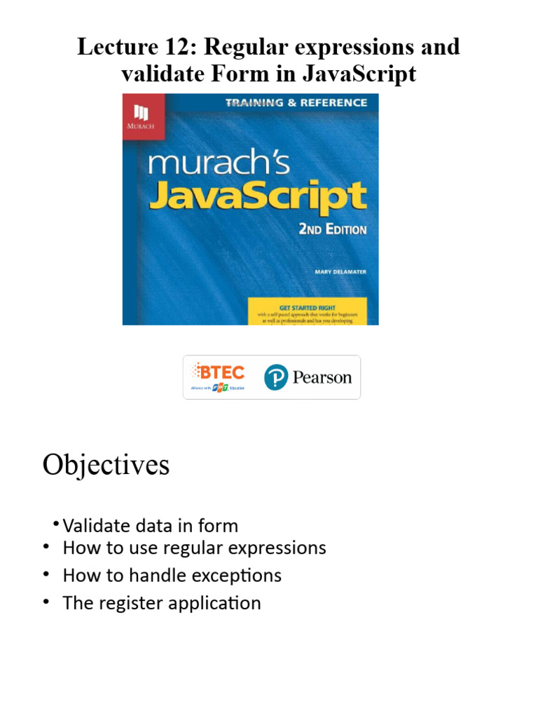 JavaScript Form Validation & Styling | PDF | Regular Expression | Computer Program