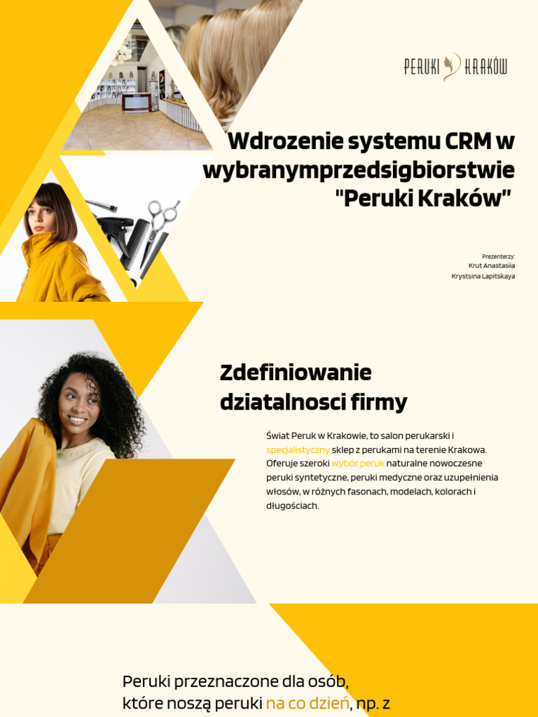 Orange Yellow Corporate Geometric Simple User Persona User Persona ...