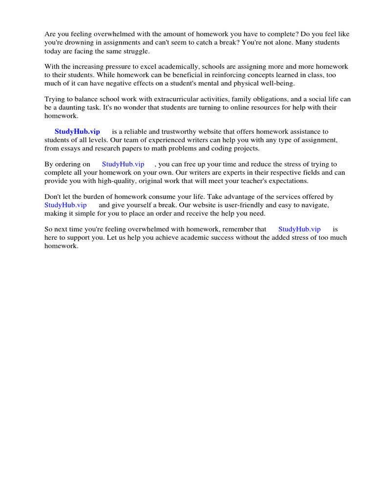 Managing Homework Stress for Students | PDF | Homework | Psychology