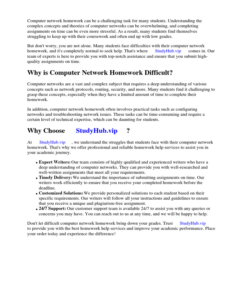 Computer Network Homework Pdf Computer Network Local Area Network