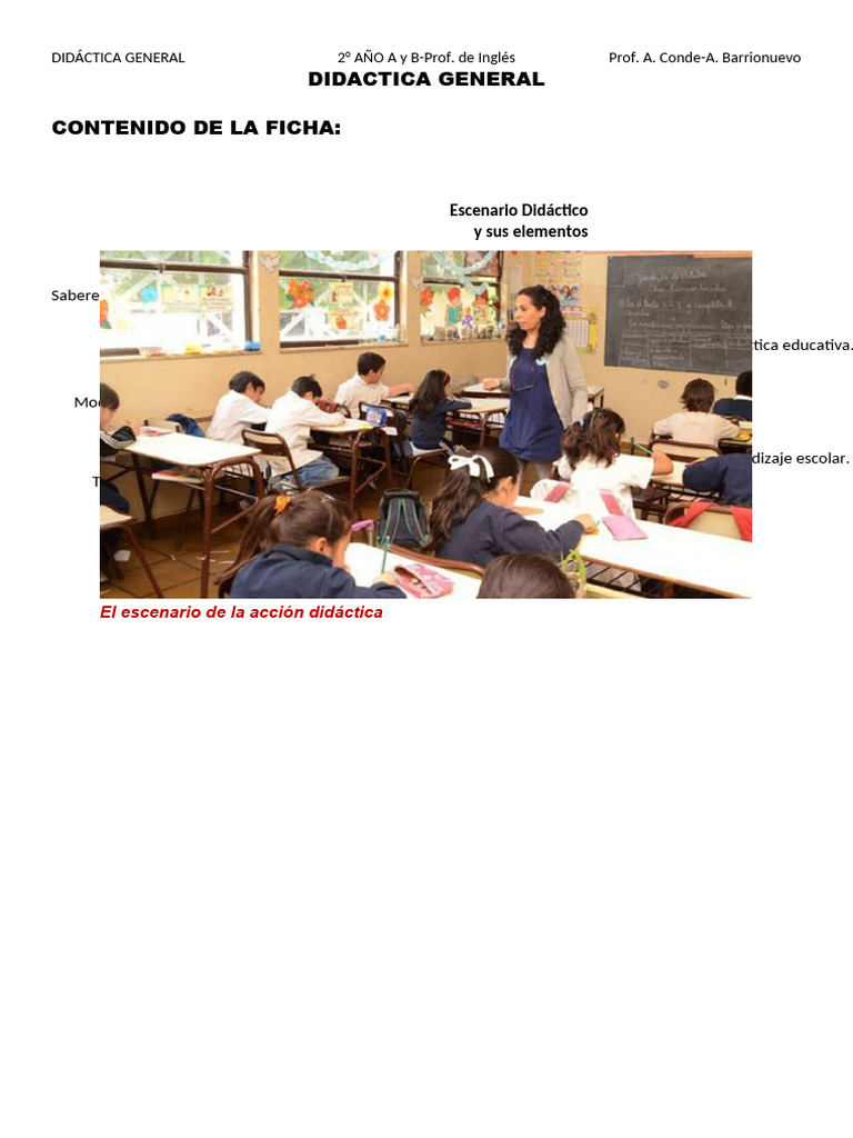 FICHA_DE_CATEDRA-_CLASE_3-convertido_3-convertido | PDF | Enseñando | Maestros