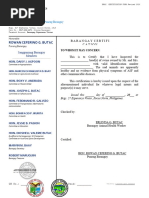 RSBSA Barangay Certificate | PDF