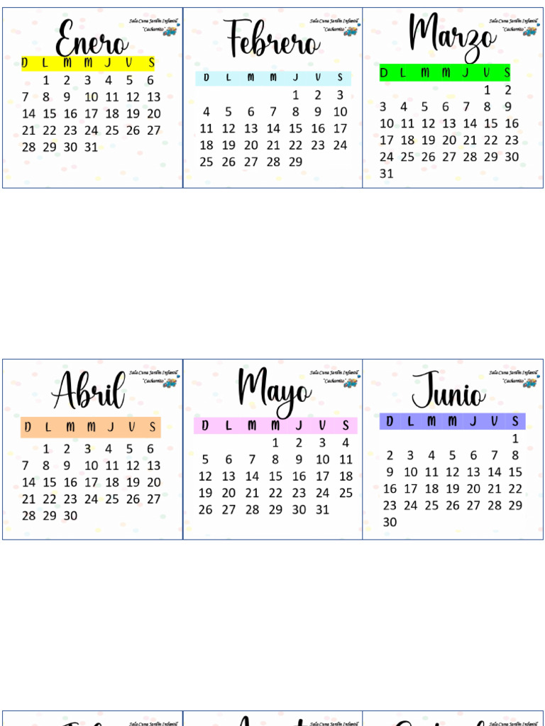calendario jardin | PDF calendario jardin | PDF