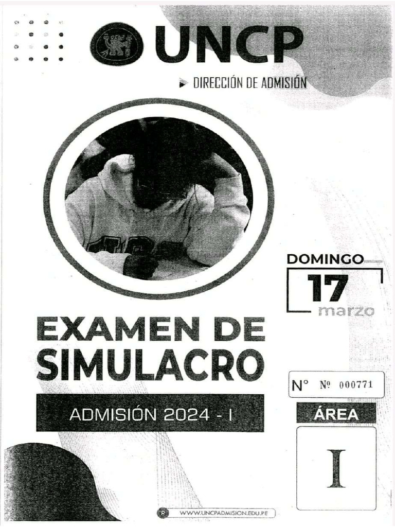 Simulacro 2024-I (I, II, III, IV) | PDF