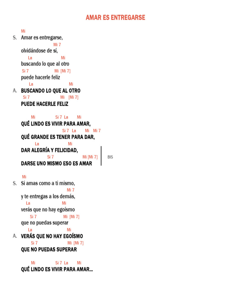 Amar Es Entregarse | PDF