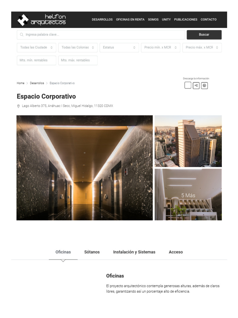 Espacio Corporativo en Lago Alberto 375 | PDF