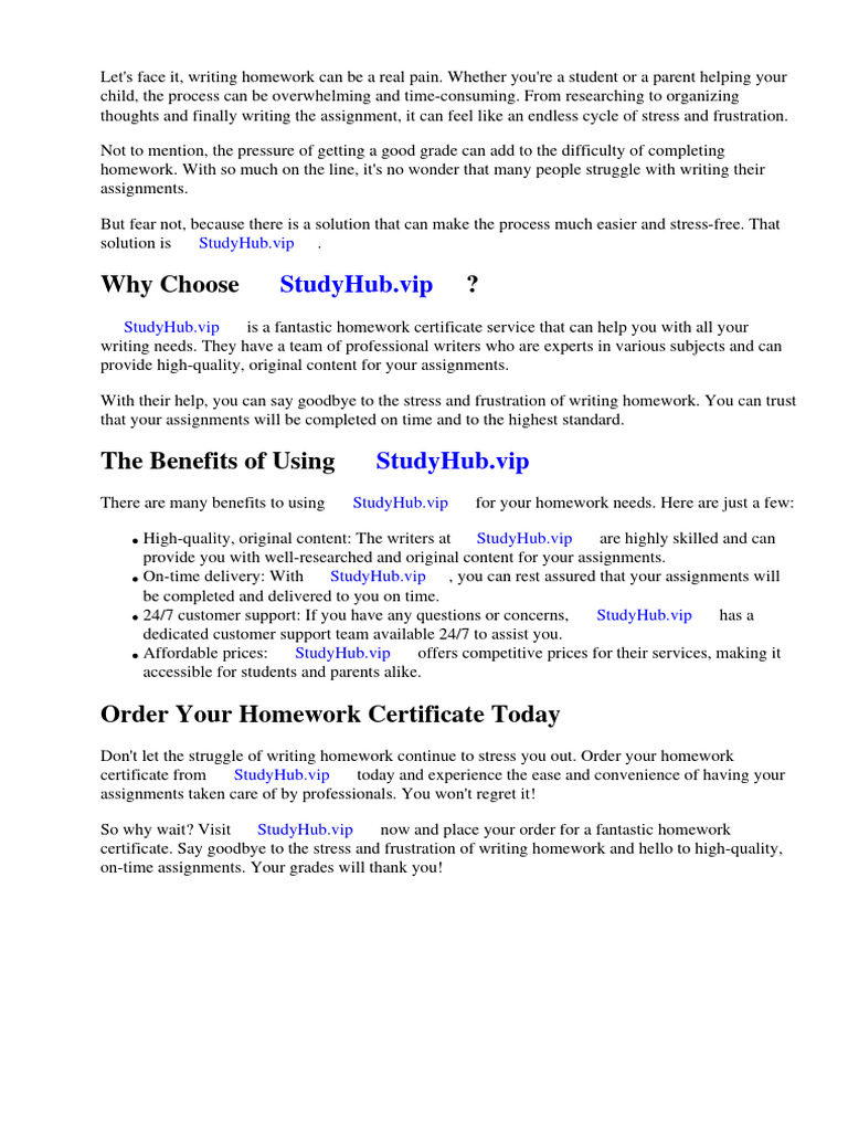 Fantastic Homework Certificate | PDF | Pay Pal | Homework