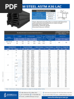 U Channel Steel Sizes and Specs | PDF | Length | Engineering Tolerance
