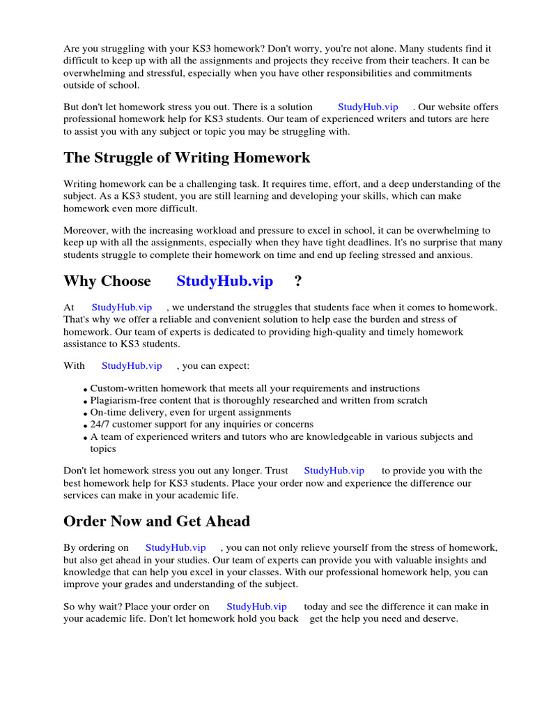 BBC Homework Ks3 | PDF | Homework | Bbc