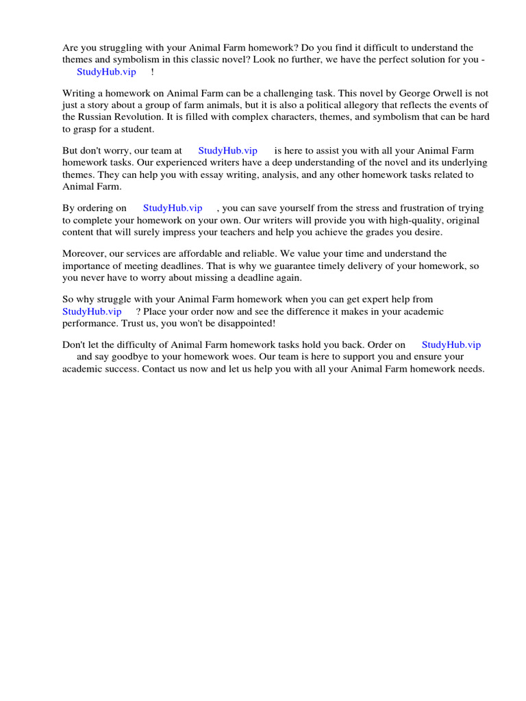 "Animal Farm Homework Help" | PDF | Safari (Web Browser) | Homework