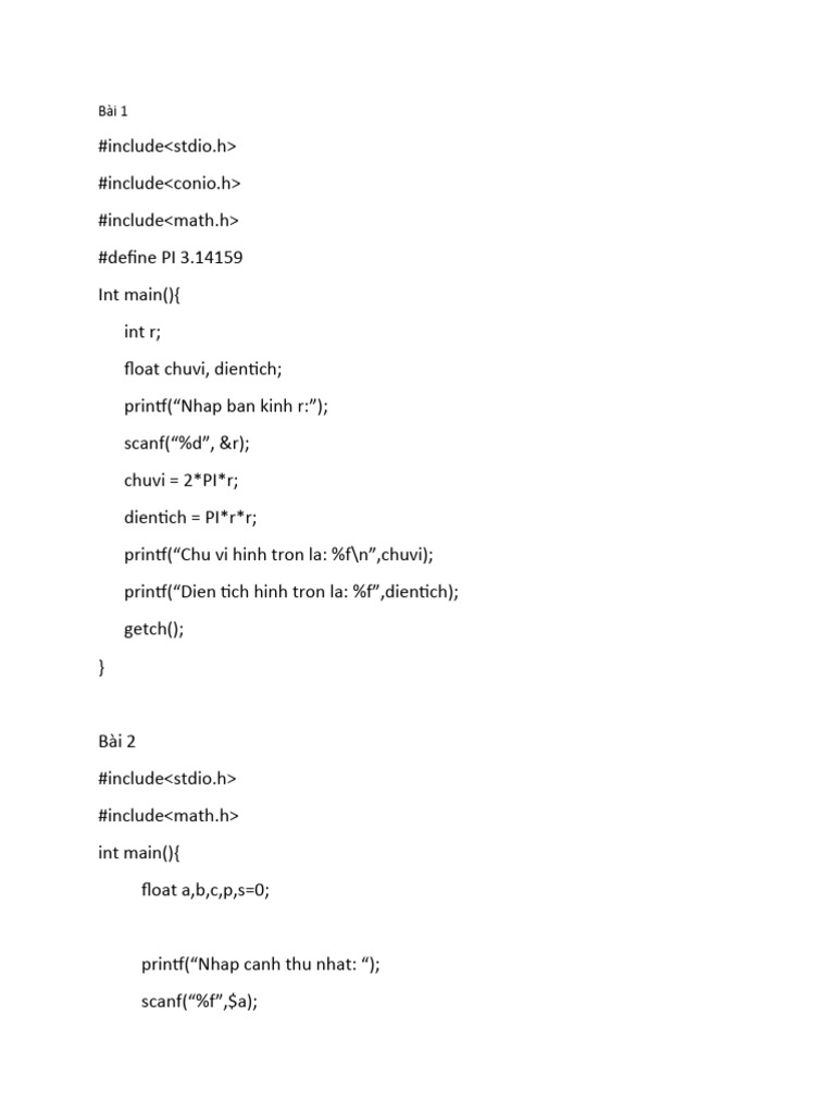 Bài tập ngôn ngữ lập trình 2 (N.T.Dũng k24-TDH2) | PDF | Computer Programming | Computer Libraries
