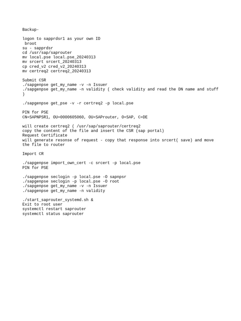 Router SNC Certificate Renewal | PDF | Computers | Technology & Engineering
