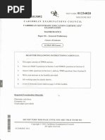 Mathematics 2024 Past Paper | PDF