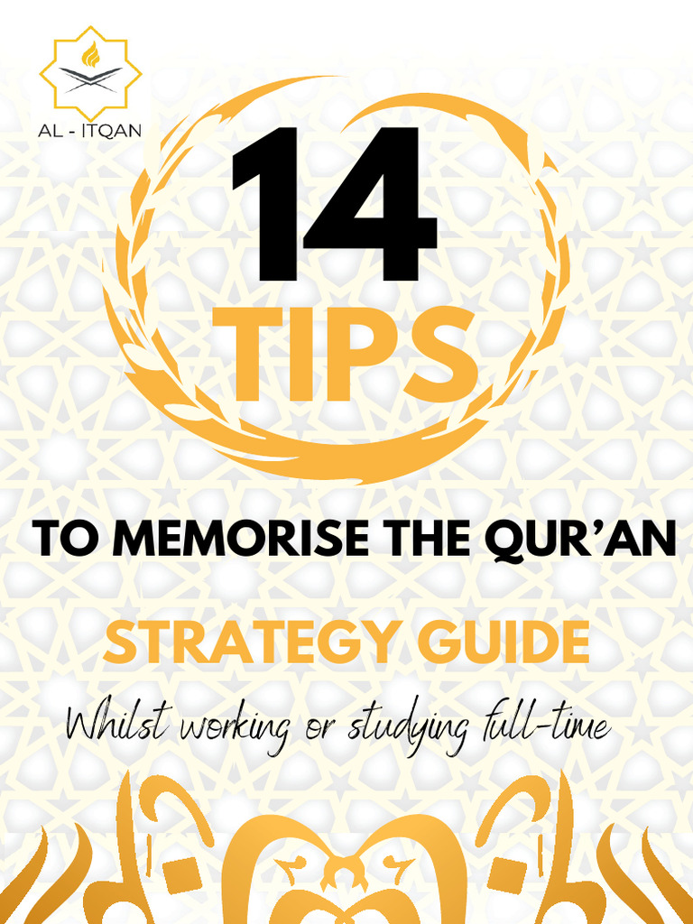 14 Tips To Memorise The Qur'An | PDF | Quran | Islam