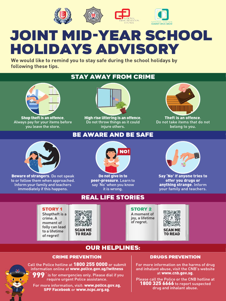 SPF & CNB Primary Level Infographics | PDF | Spamming | Social Media