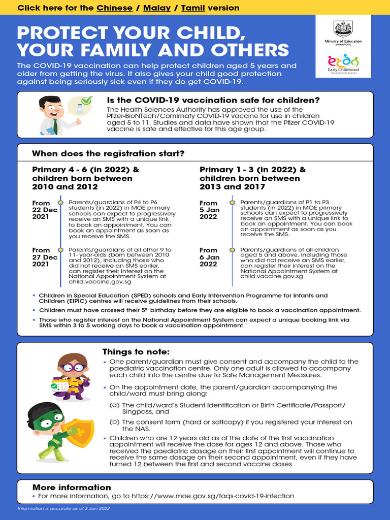 COVID-19 Vaccination for Children Guide | PDF | Dose (Biochemistry ...