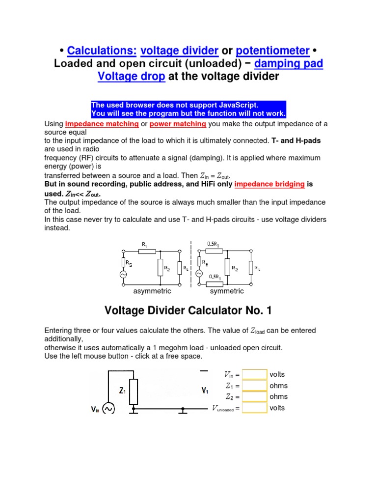 Potensimeter | PDF | Voltage | Electronic Circuits