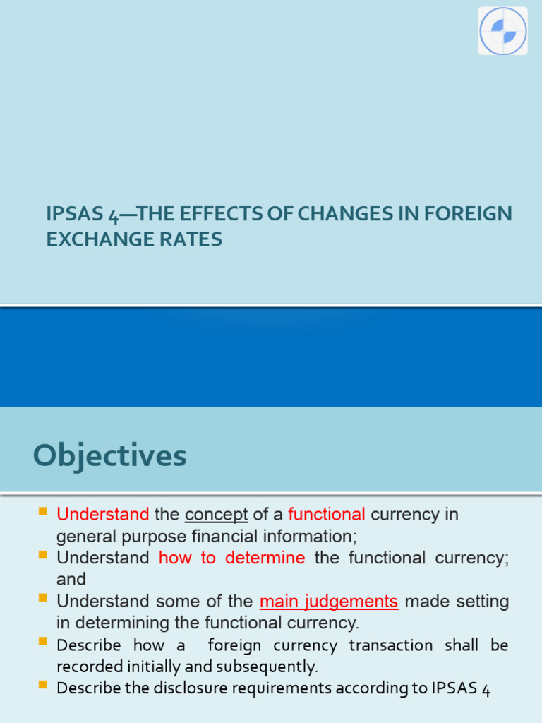 IPSAS 4 The Effect of Changes in Foreign Exchange Difference | PDF | Foreign Exchange Market ...