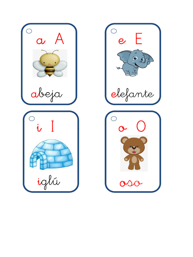 Bonus 3, Flash Cards Abecedario | PDF
