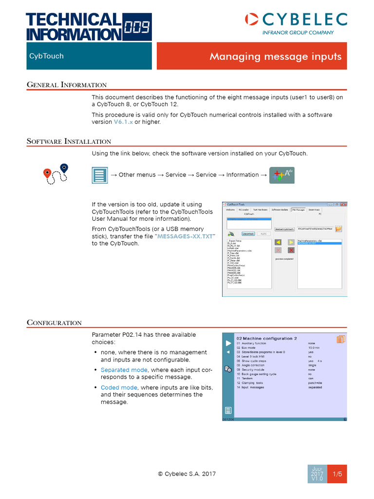 TechInfo009 MessageInputs-1 | PDF | Text File | Computer Science