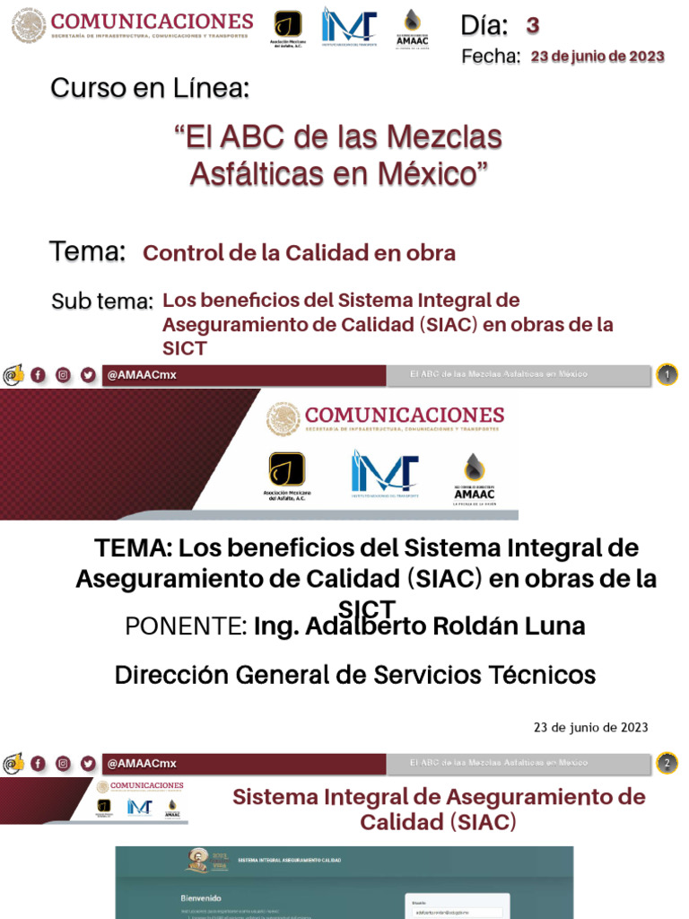 Curso ABC Mez Asf Mex - Jun23 Adalberto RL SIAC - Compressed | PDF | México