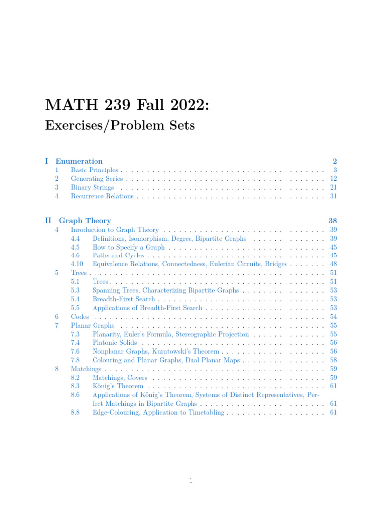 Exercises | PDF | Mathematics | Mathematical Concepts