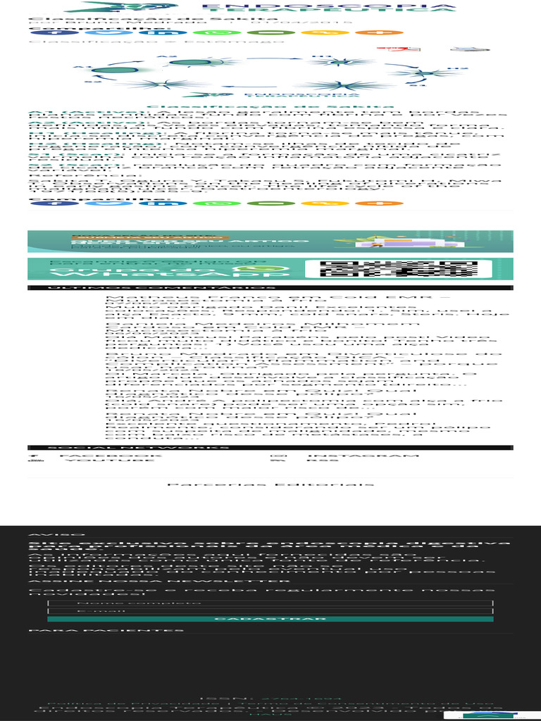 Classificação de Sakita - Endoscopia Terapeutica | PDF | Doenças e ...