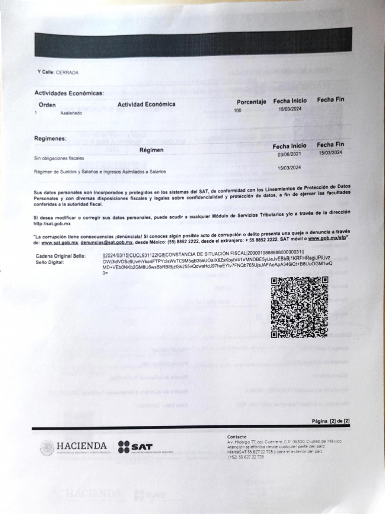 Registro Federal de Contribuyentes (RFC) | PDF | Gobierno