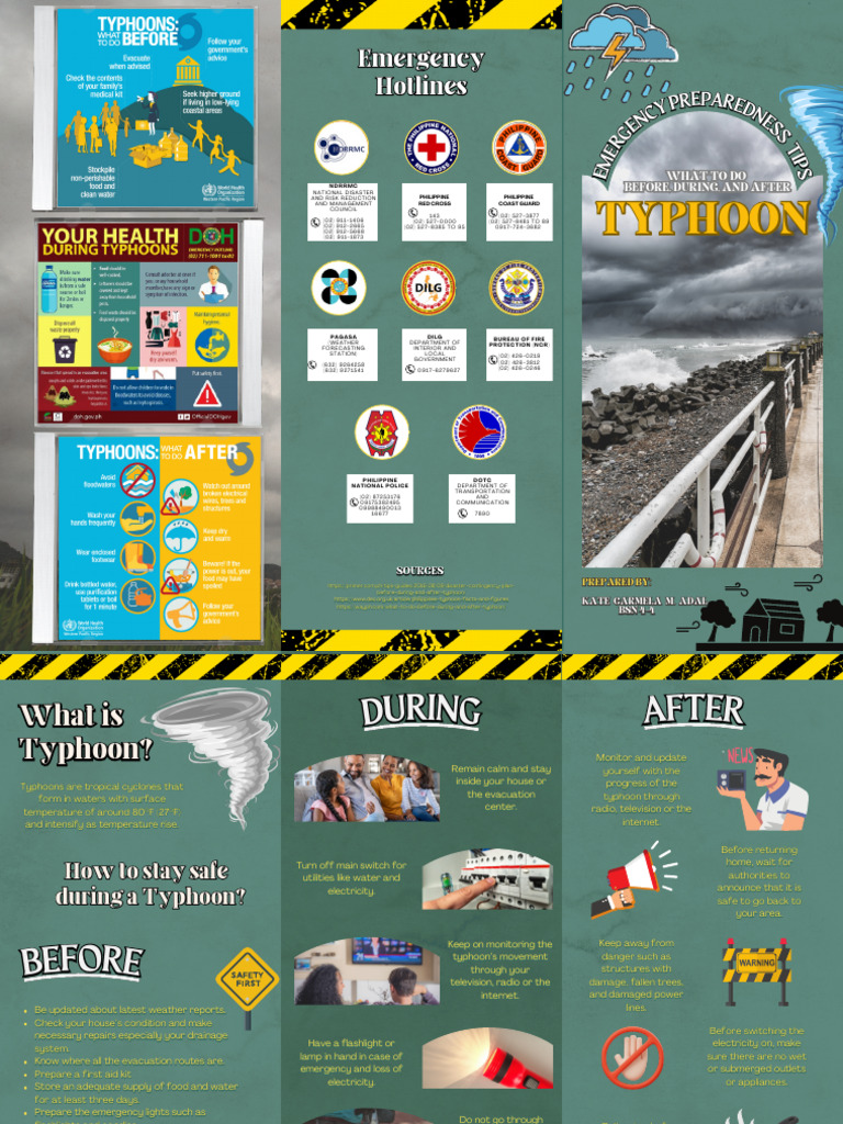 Typhoon Pamphlet | PDF | Tropical Cyclones | Typhoon