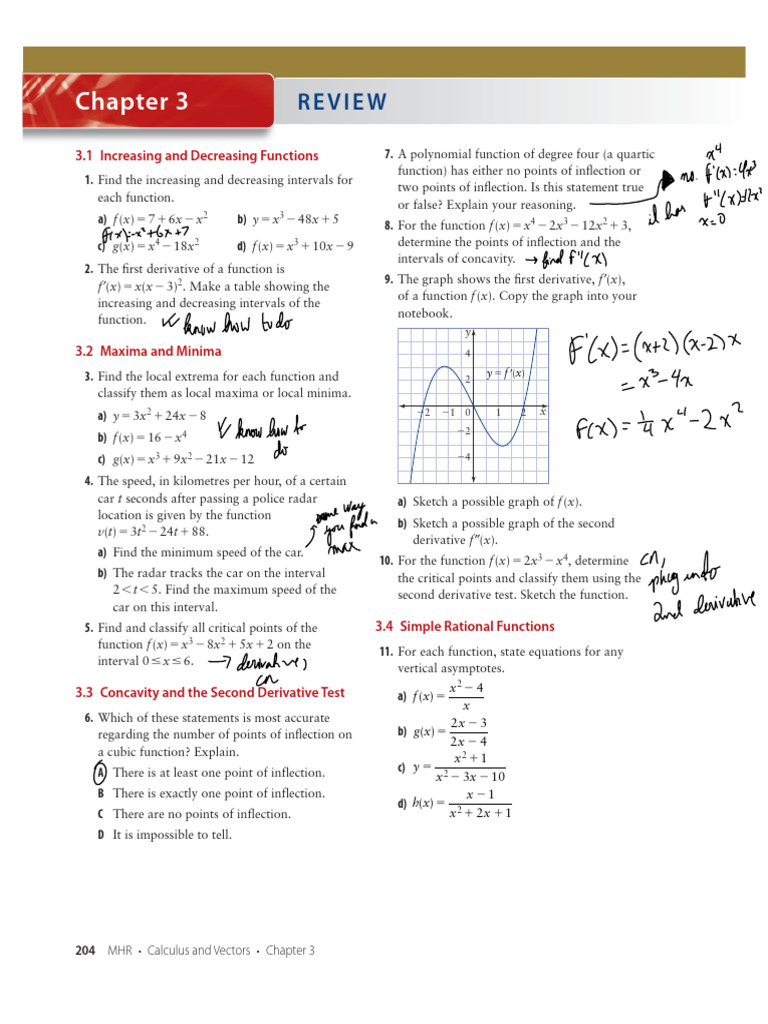 Chap 3 Review | PDF | Function (Mathematics) | Mathematical Objects