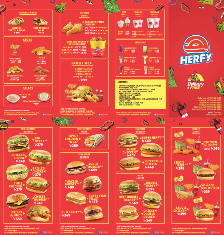 Herfy Menu | PDF