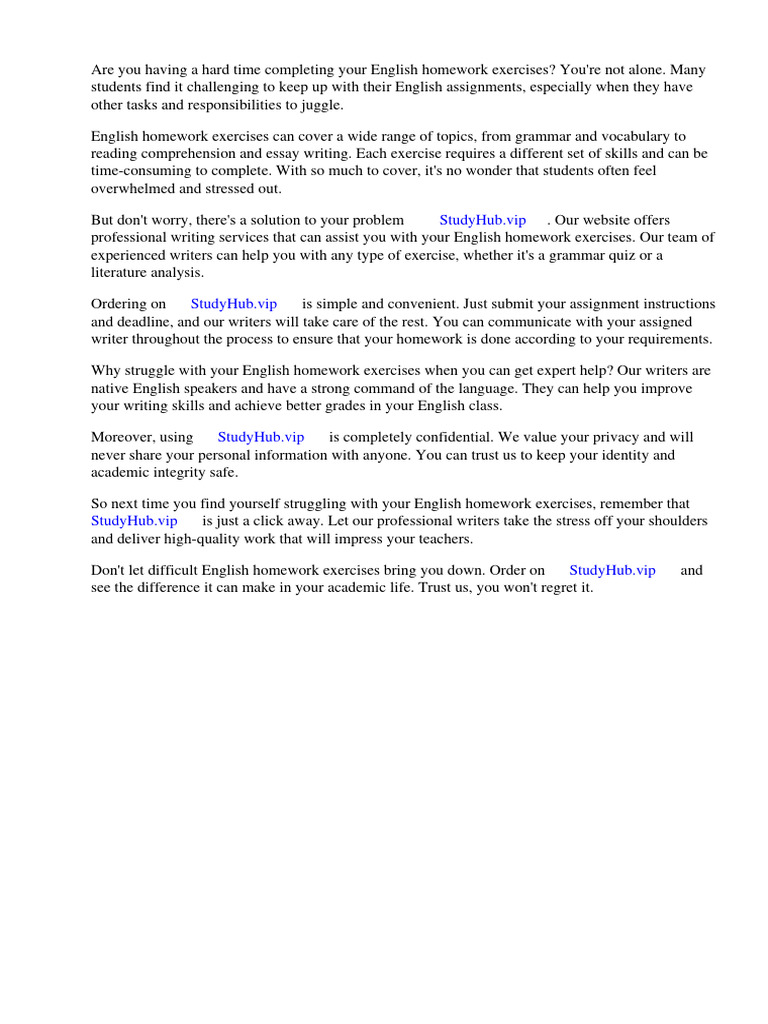 English Homework Exercises | PDF | Phonics | Reading Comprehension