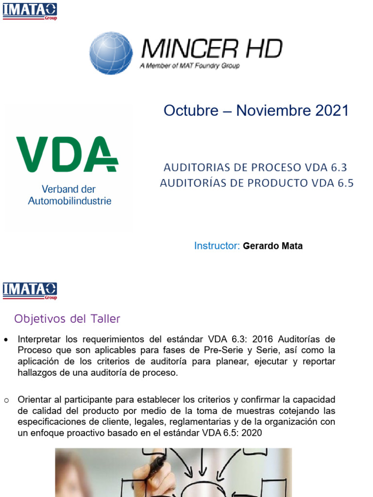 VDA 6.3 & 6.5 Training | PDF | Auditoría | Business
