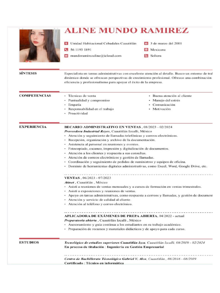 CV Simple | PDF